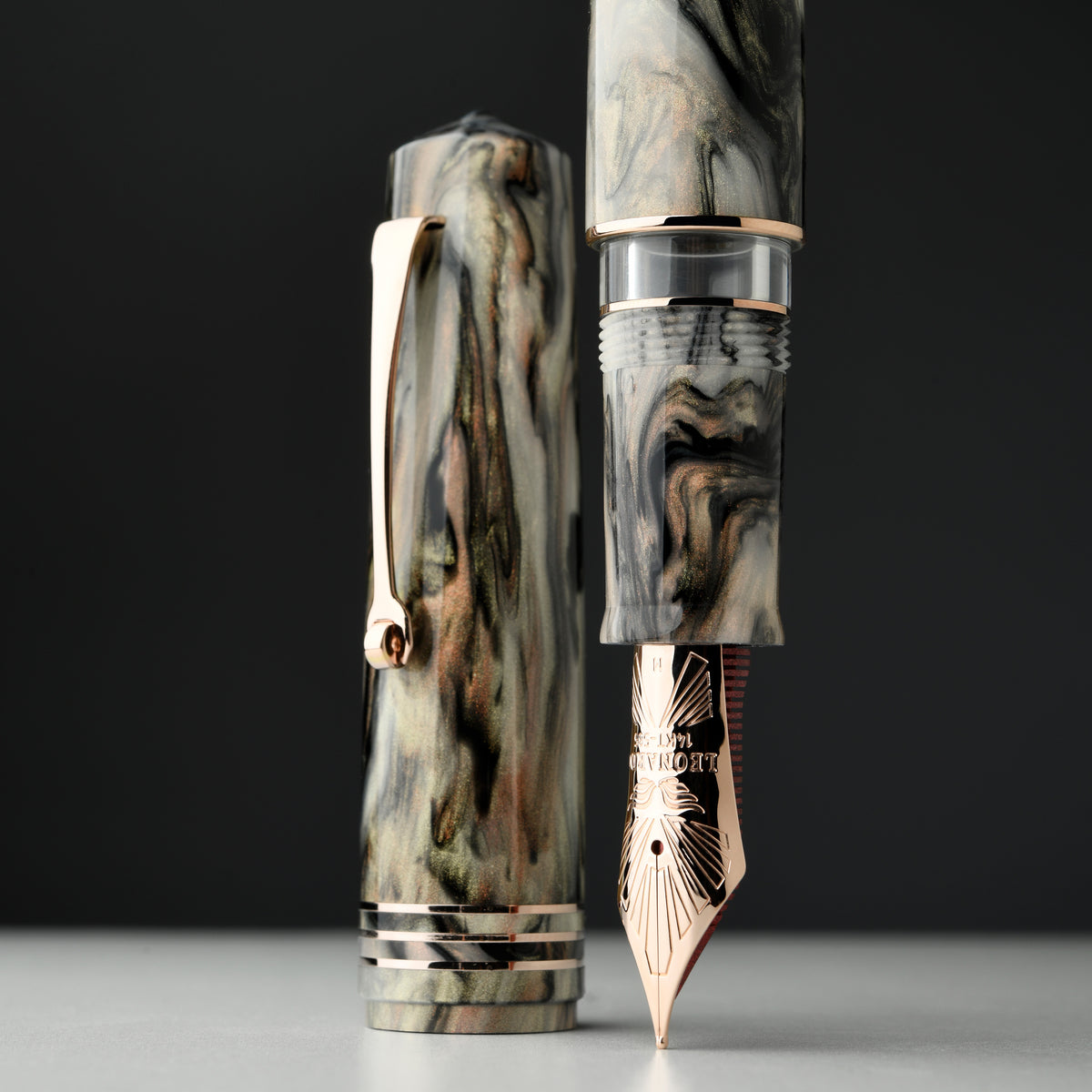 MZG2.0 Golden abalone gold nib #8 special edition – leonardopen