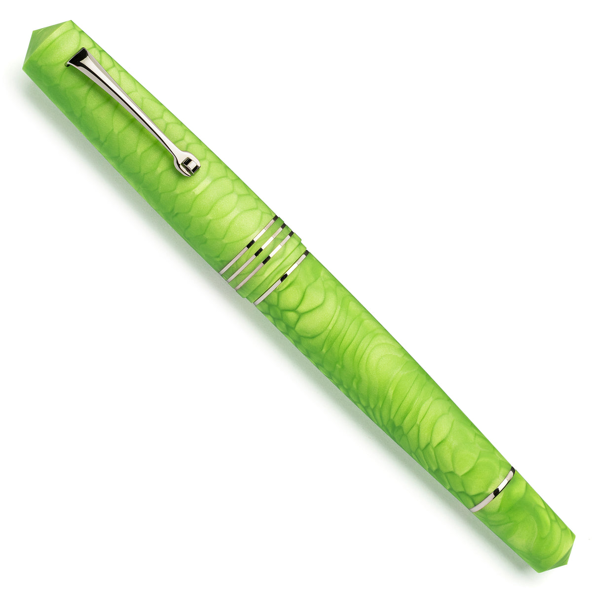 MZG Juma dragon skin Green - #8 gold nib – leonardopen