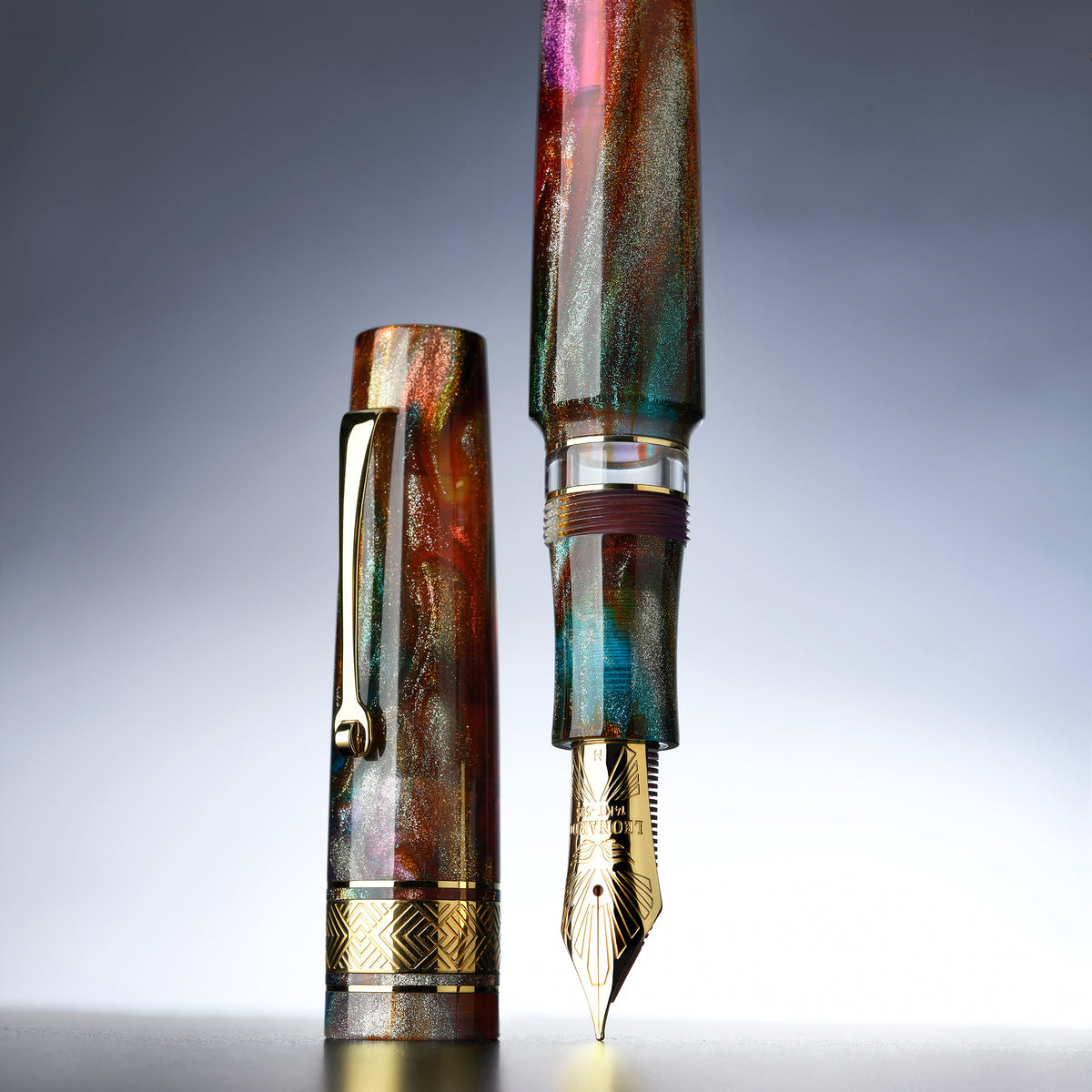 SUPERNOVA PM5 #8 gold nib – Gold trim – leonardopen