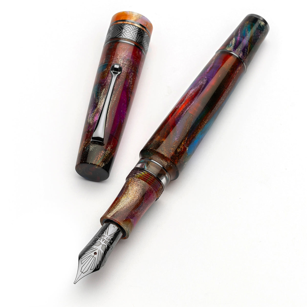SUPERNOVA PM5 #8 gold nib – Ruthenium trim – leonardopen